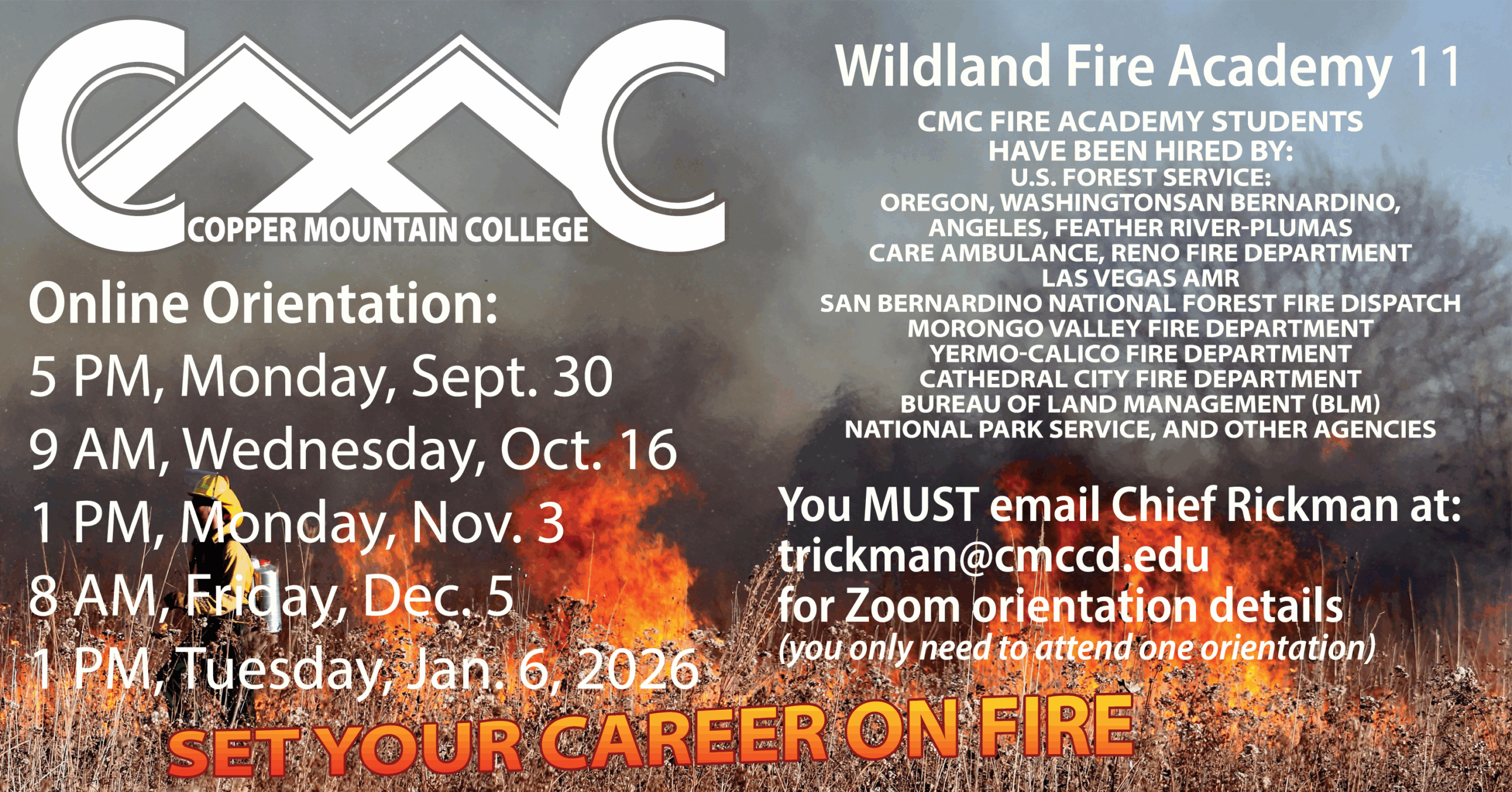 Wildland Fire Technology - Copper Mountain College